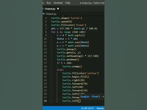 python turtle graphics ️😂😂😲😲.||python coding status ||.#shorts | # ...