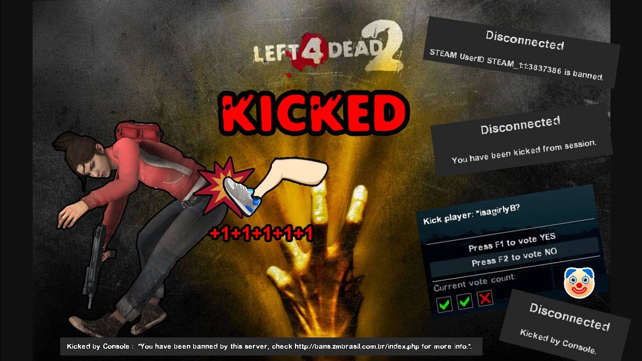 [L4D2] Left 4 Dead 2 - Kick's/Bans collection - YouTube