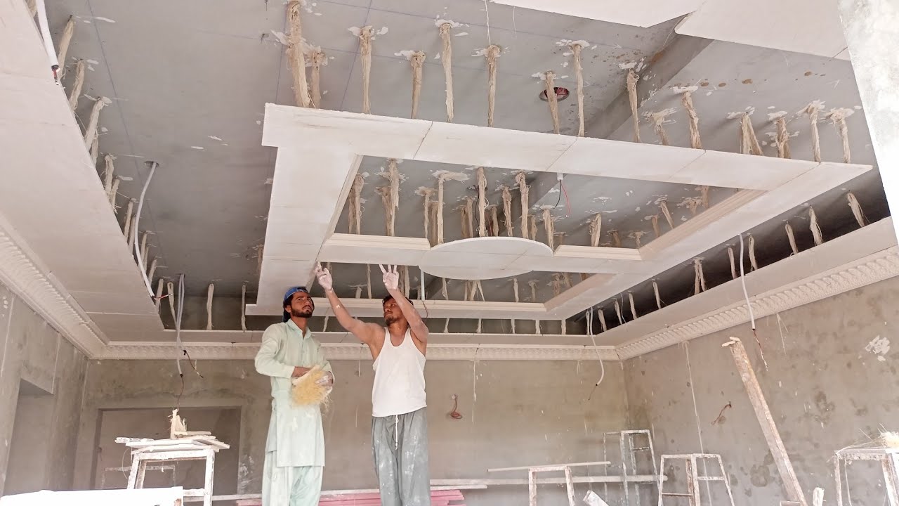 Ceiling Install Full Video | How to Install Thermocol Roof Ceiling 24* ...