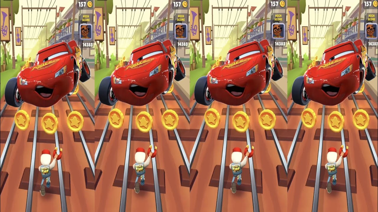 ⚡ LIGHTING MCQUEEN MEGA MUSIC BATTLE IN SUBWAY SURFERS 🎶 - YouTube