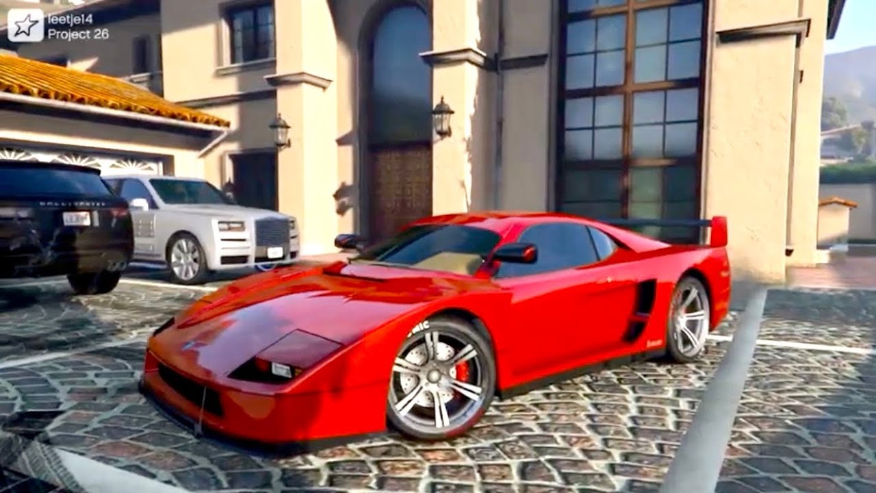 GTA V ONLINE - FERRARI F40 / GROTTI TURISMO CLASSIC - YouTube