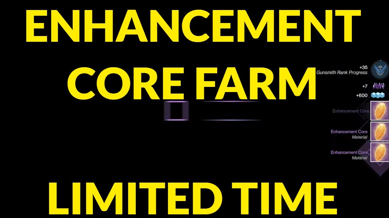 Enhancement Core Farm Limited Time Only - YouTube