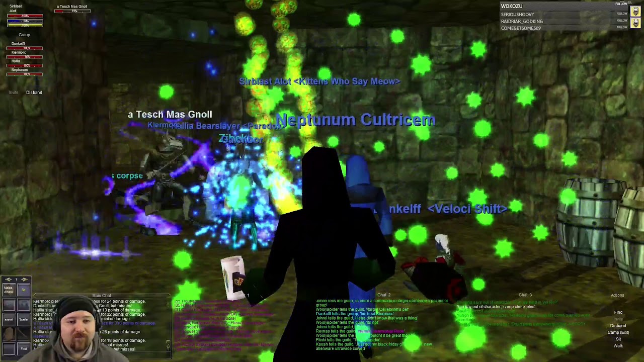 Everquest old school : Part 31 - Entrance Group - Split Paw - Erudite ...
