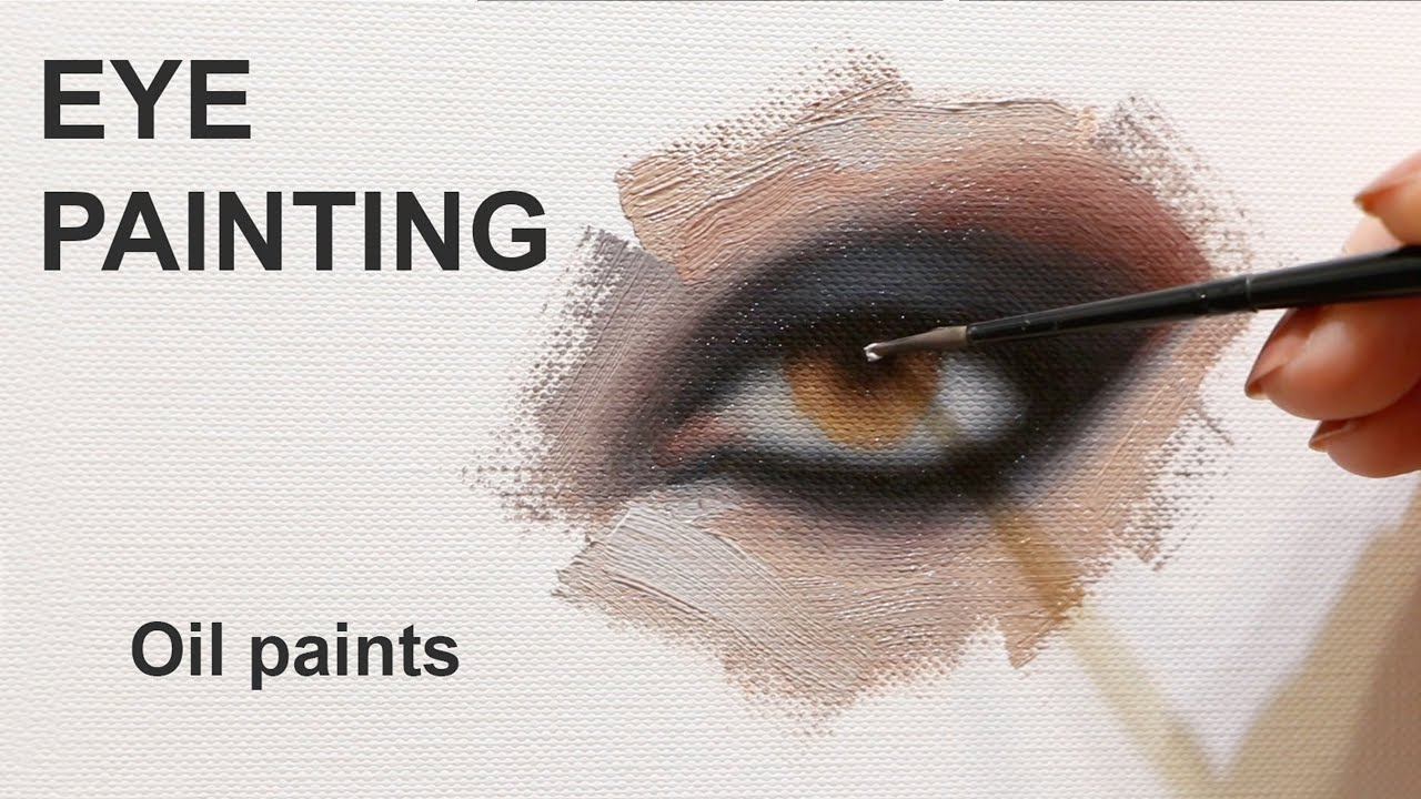 Eye Oil Painting Tutorial / Smokey - YouTube
