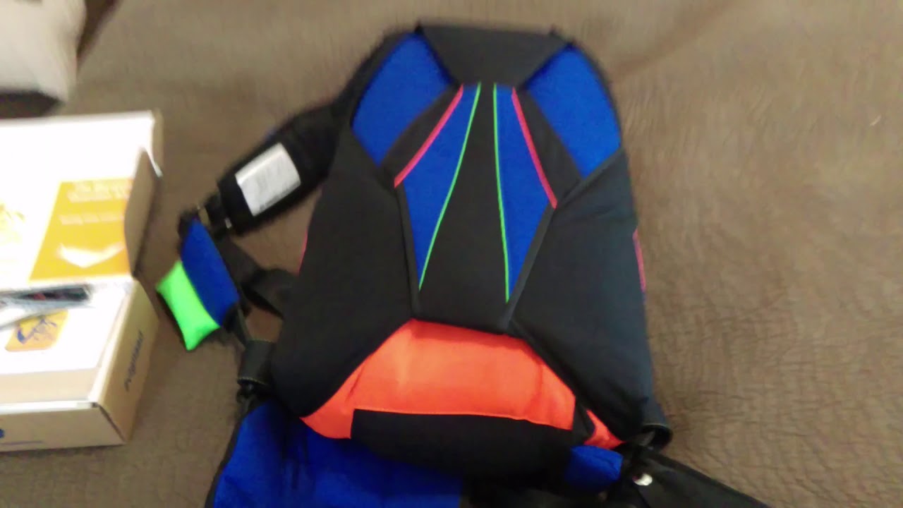 Infinity skydiving rig overview and lazy review - YouTube