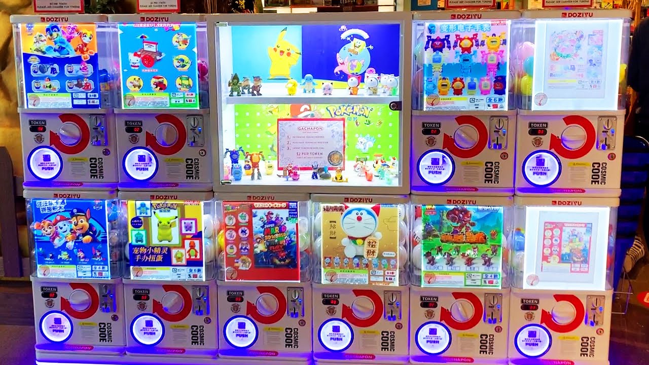 New Gashapon Machines! Gachapon Haul & Opening! - YouTube