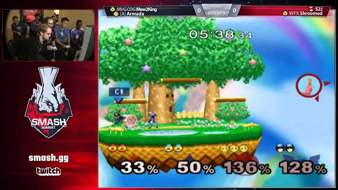 Mew2King/Armada vs S2J/Shroomed - Doubles WB Semi - Smash Summit - YouTube
