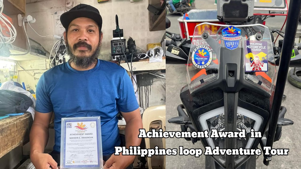 My Achievement Award / Philippines Loop Adventure Tour🙏🫰 - YouTube
