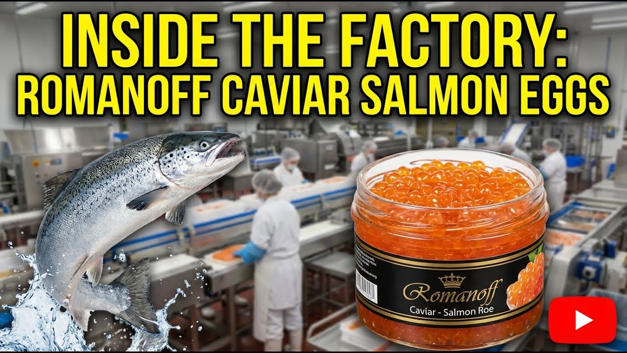 🏭 Inside the Caviar Factory: The Transformation to Edible 🌍 (Full ...