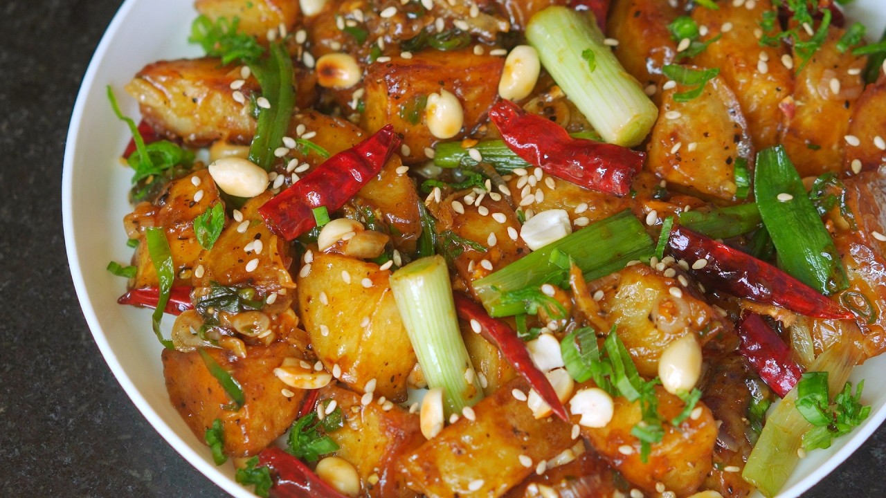 🌶️ Restaurant Style Kung Pao Potato at Home | 🍽️ Ultimate Vegetarian ...