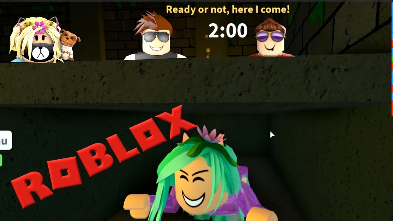 Hiding From My Friends!- Roblox Hide and Seek Ultimate - YouTube