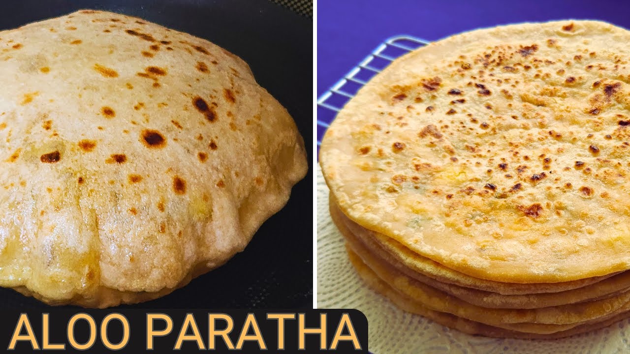 Aloo Paratha (Potato Masala Roti) Recipe | Easy Cook Recipe | Sri ...
