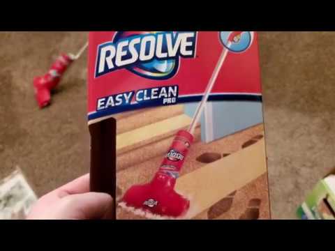 Putting the RESOLVE EASY CLEAN PRO to use - YouTube