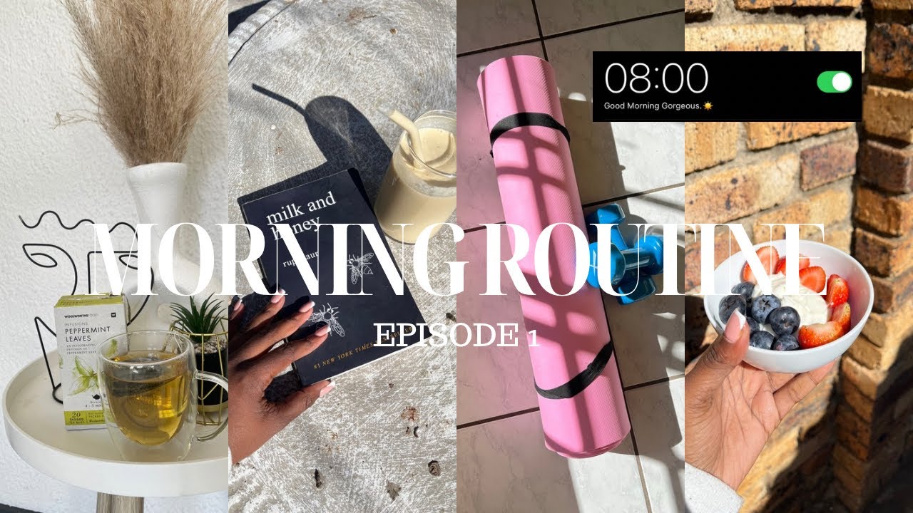 8am Morning Routine Productive Day New Healthy Habits Skincare