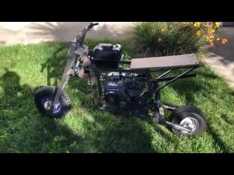Custom Minibike build (part 1) - YouTube