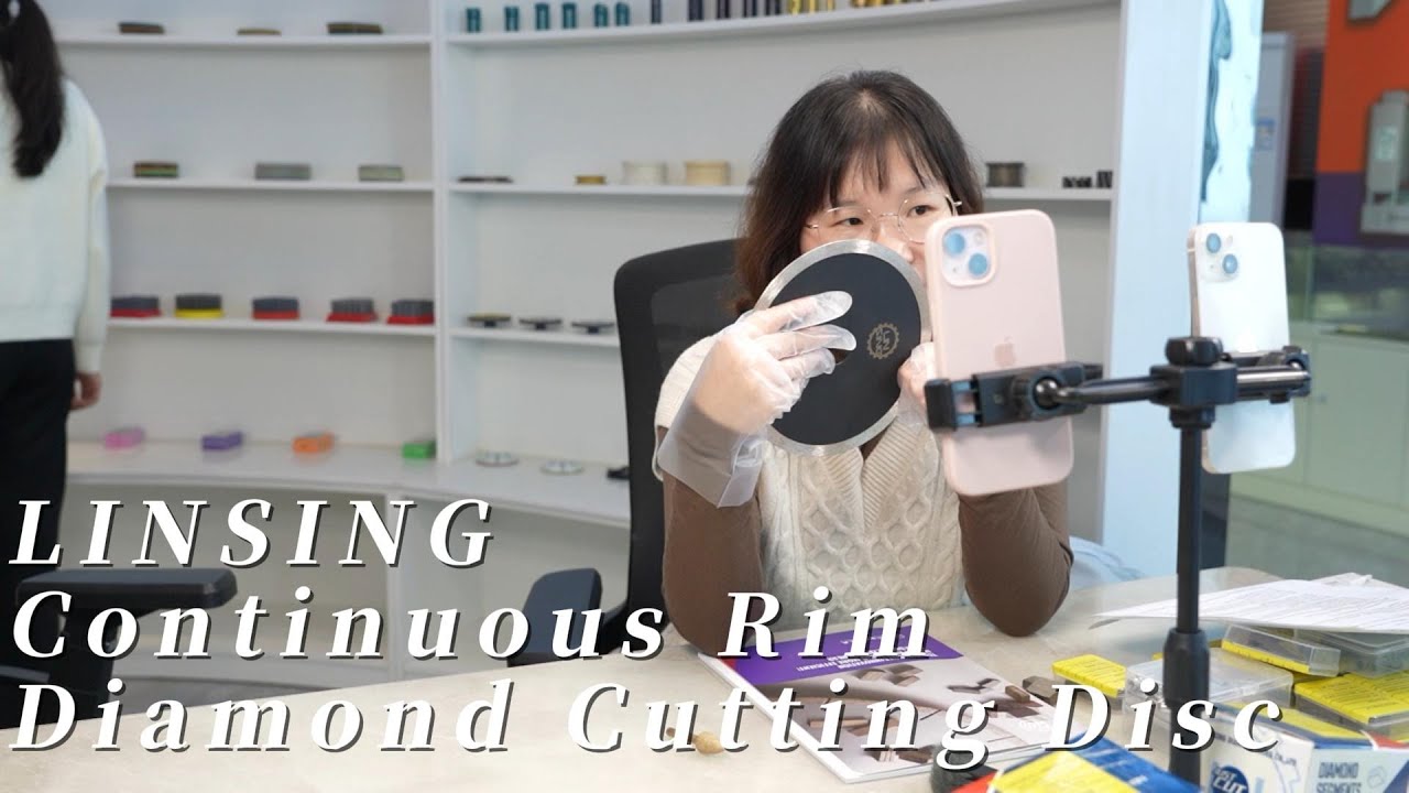 LINSING Continuous Rim Diamond Cutting Disc - YouTube