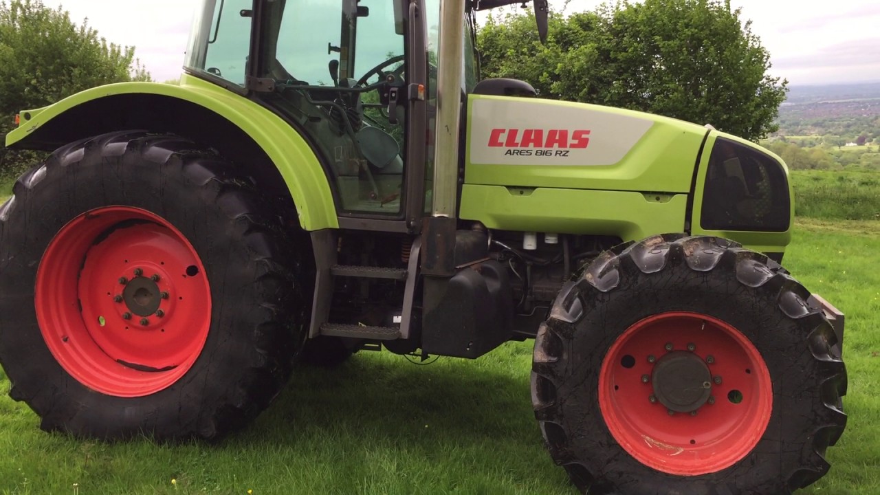Claas Ares 816RZ Tractor - YouTube