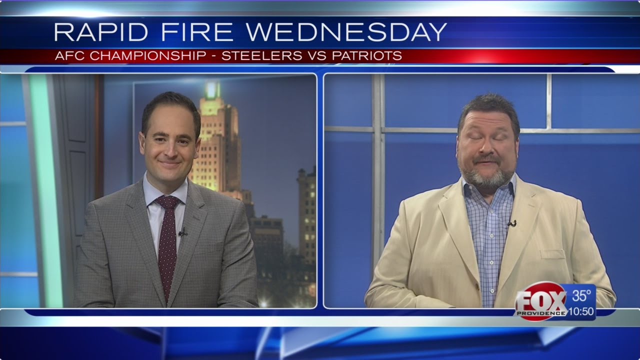Rapid Fire Wednesday - Patriots vs Steelers with Andy Gresh - YouTube