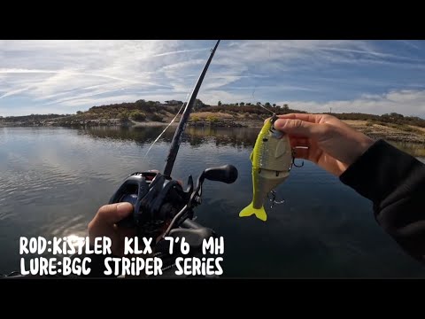 Insane Striped bass Feeding Frenzy w/ BGC Swimbaits - YouTube