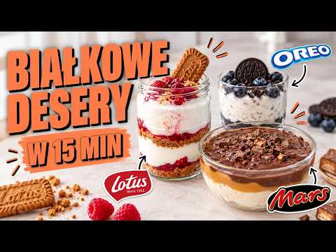 Wysokobiałkowe desery w mniej niż 15 minut! 🍨
