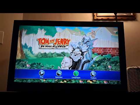 Tom and Jerry: No Mice Allowed 2013 DVD Menu Walkthrough
