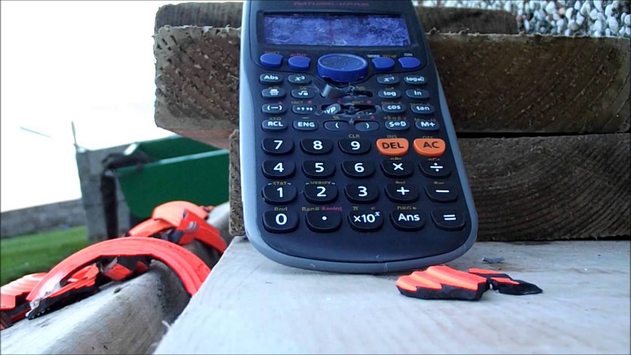 | How to destroy a Calculator! | - YouTube