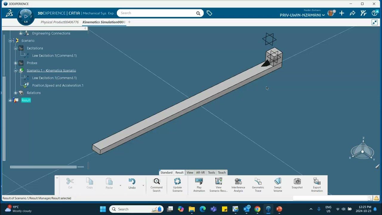 Tutorial 2, Accelerating Block Mechanism, Position Excitation, 3DEXPERIENCE R2024x - YouTube