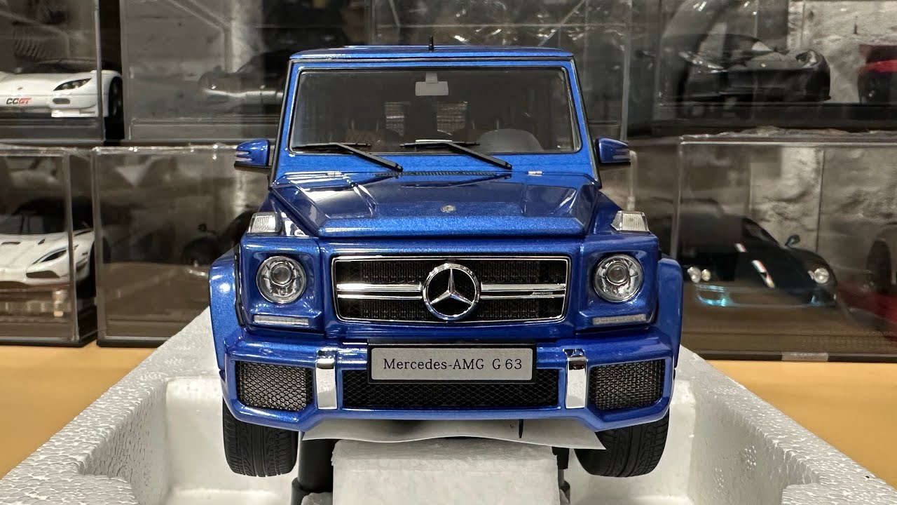 Mercedes-AMG G63 2017 (Designo Mauritius Blue) 1:18 - YouTube