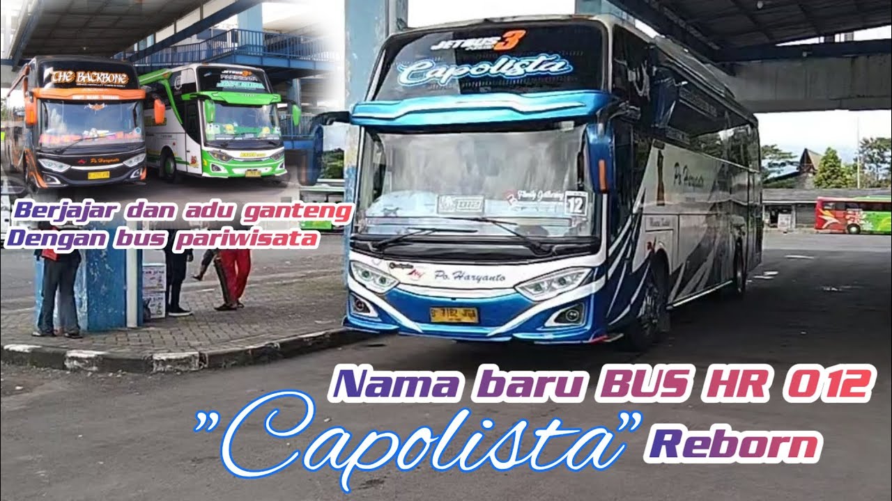 INILAH NAMA BARU BUS PO HARYANTO 012 "CAPOLISTA"reborn || HR 135 adu ...
