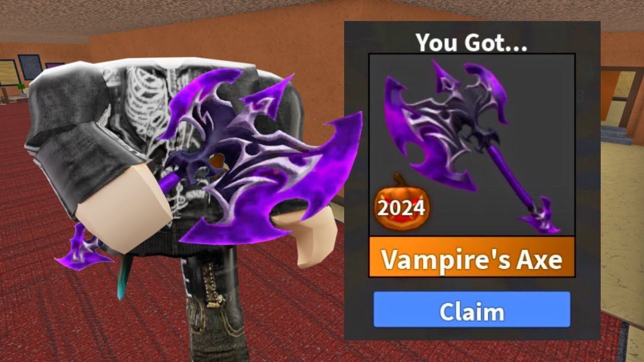 VAMPIRES AXE TROPHY MONTAGE IN MM2 (KEYBOARD ASMR) - YouTube