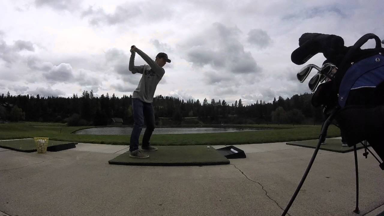 Driver Swing - Hangman Valley Golf Course - YouTube