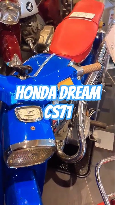 Honda Dream CS71 - Stunning Classic Motorcycle #honda #motorcycle #motorbike - YouTube