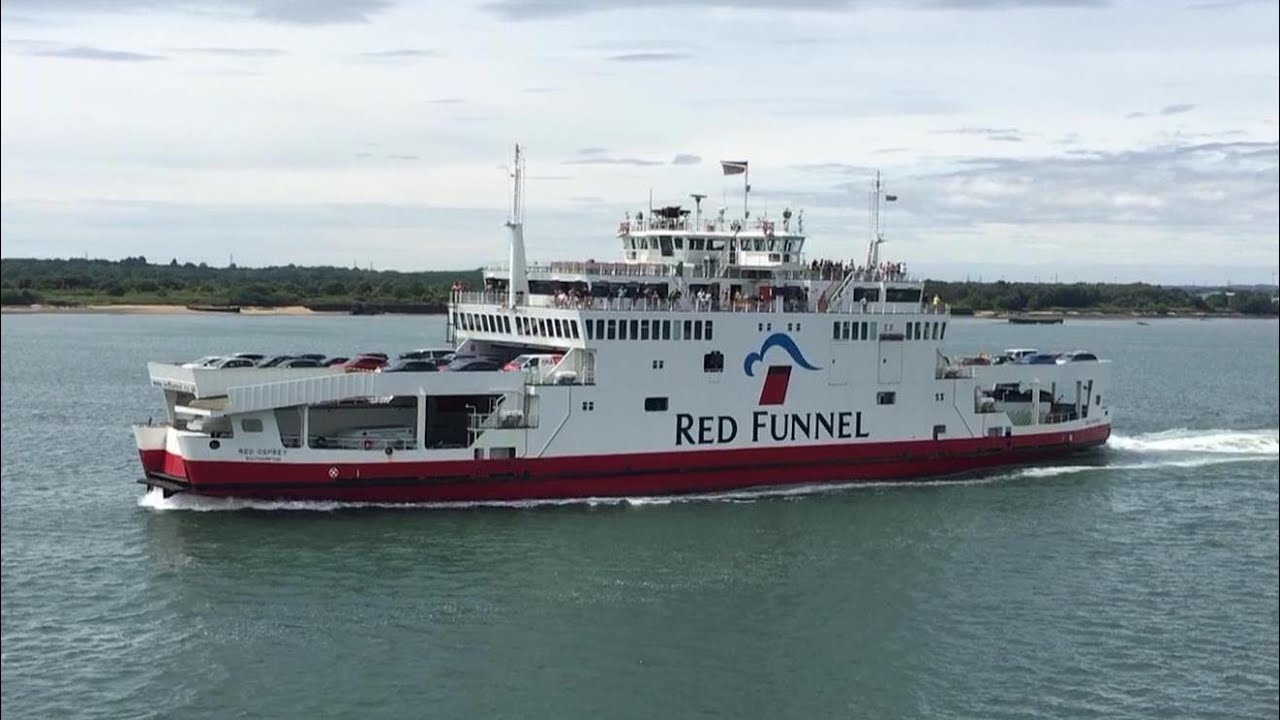 Red Funnel - Red Falcon - Cowes to Southampton - YouTube