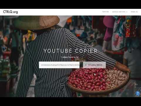 copy any youtube video in your channel with youtube copier - YouTube