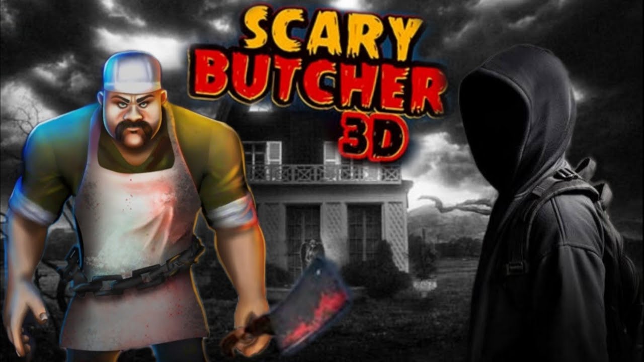 Scary Butcher kidnapped my daughter 😡|| Scary butcher 3d - YouTube