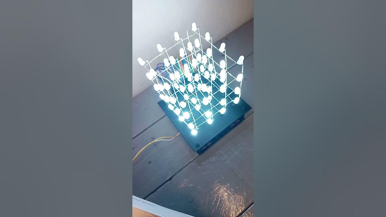 🎲 Cubo de LEDs RITMICO con ARDUINO #arduino #shorts #led #programming #electronica #electronic # ...