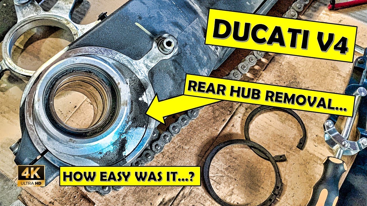 Ducati V4 Rear Hub Removal/Service - YouTube