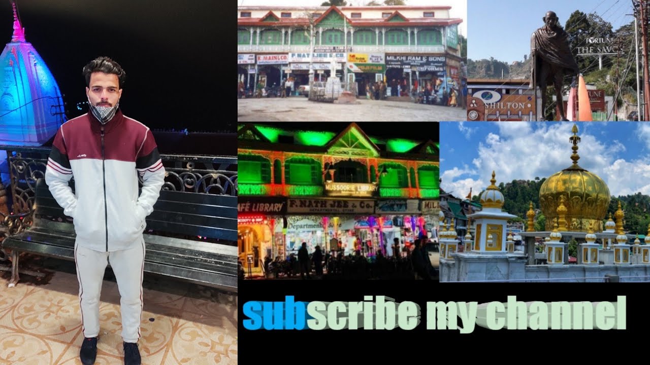 Mussoorie Library chowk in morning - YouTube