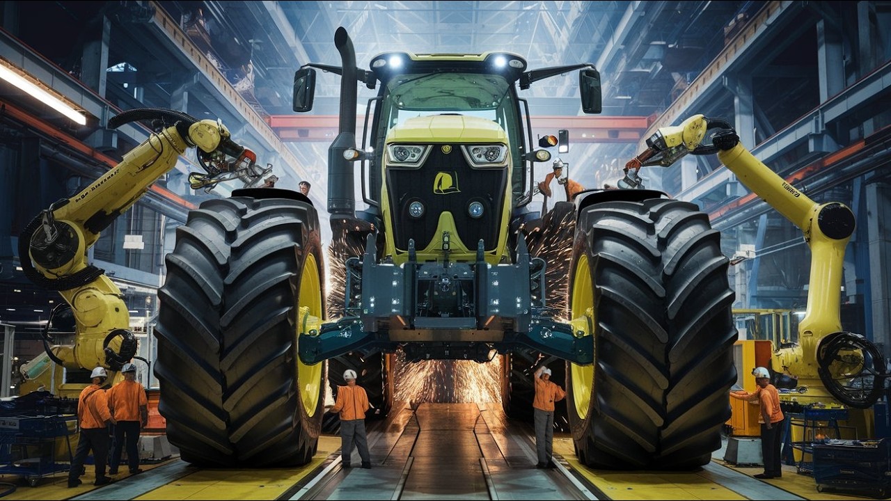 Inside the World’s Largest Tractor Factory – Mind Blowing Machines! - YouTube