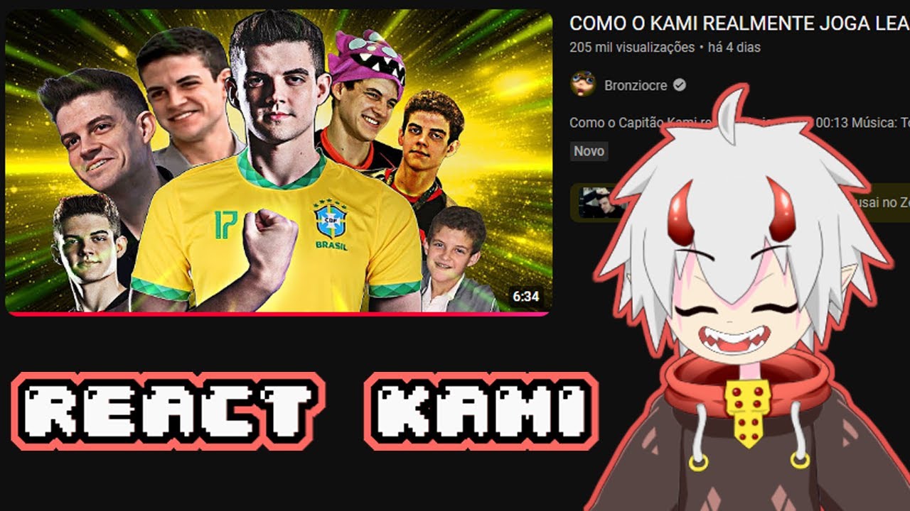 COMO O KAMI REALMENTE JOGA REACT - YouTube