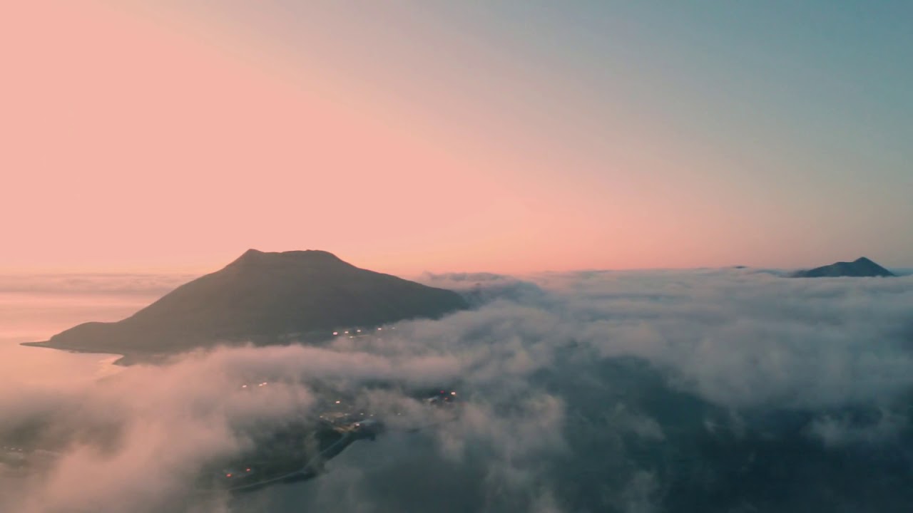 Flying Drone through and above fog: Amazing View - YouTube
