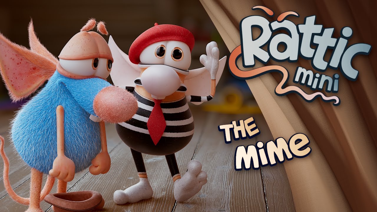 Rattic Mini – The Mime | Funny Cartoons For Kids - YouTube
