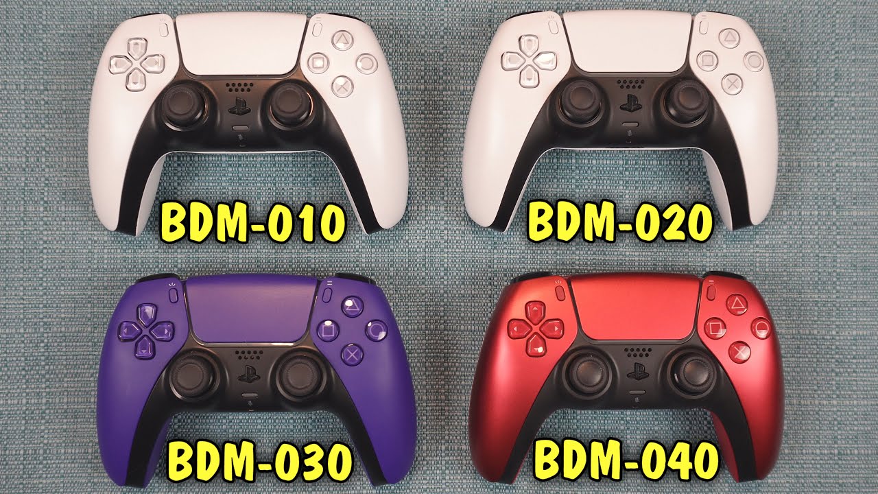 Dualsense Revision Comparison Bdm 010 Vs 020 Vs 030 Vs 040 Ps5