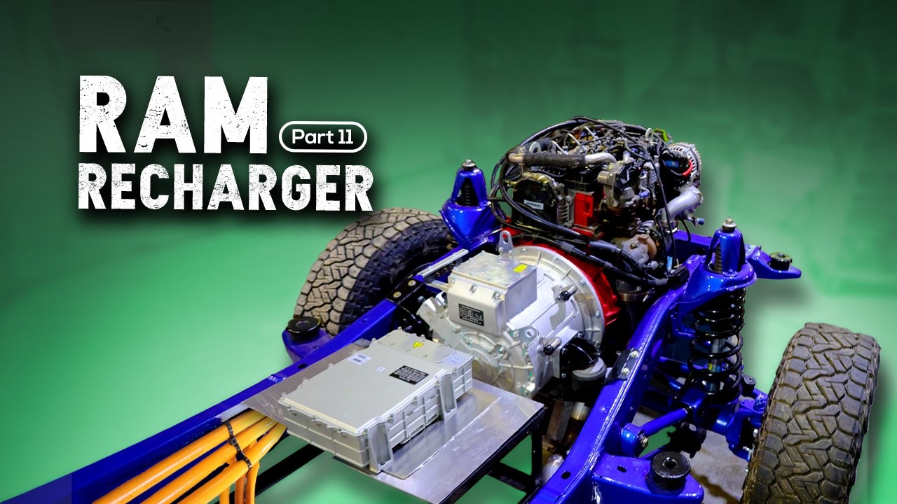 Mounting the Generator, Custom Fuel Tank & Exhaust! #RamRecharger [EP11 ...