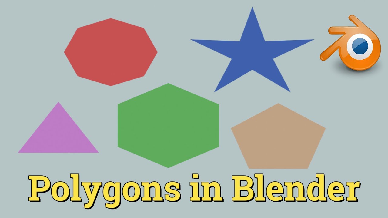 How To Create Any Type Of Polygon in Blender – Easy Tutorial for ...