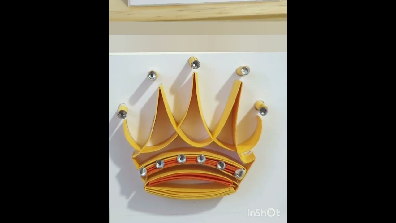 Quilling Crown | Paperquilling | Handmade | paperquilling artist - YouTube