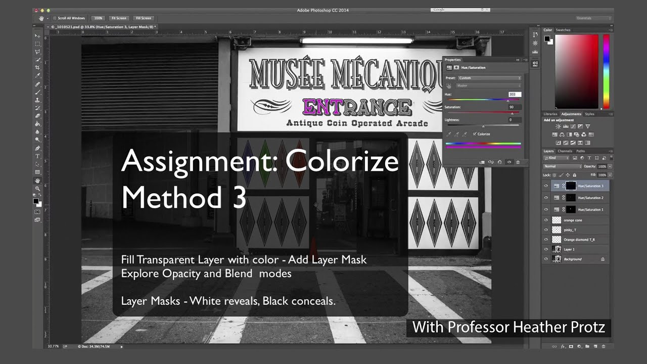 Assignment: Colorize Method 3 - YouTube