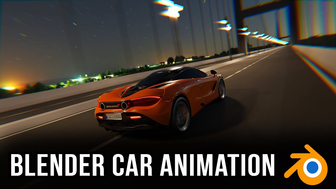 MY FIRST ANIMATION SPEED ART | CAR ANIMATION BLENDER - YouTube