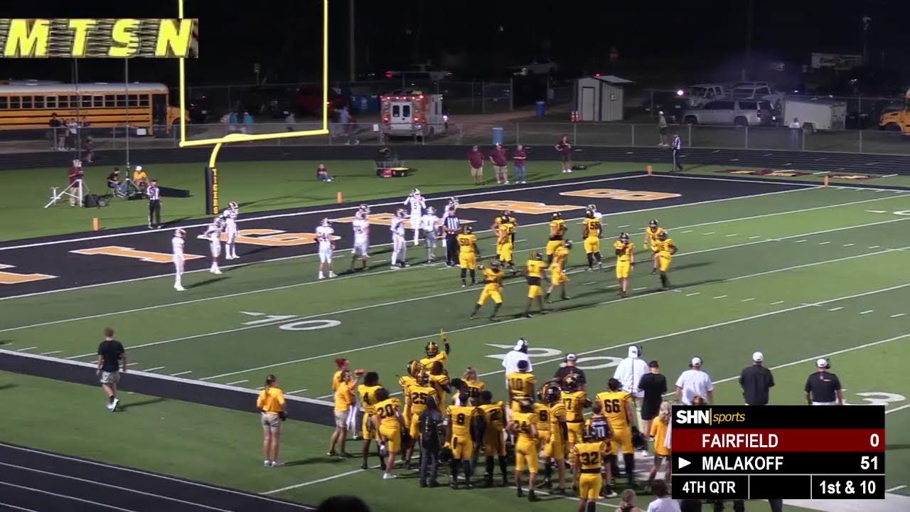 High School Football - Fairfield Eagles vs Malakoff Tigers - 9/29/2023 ...