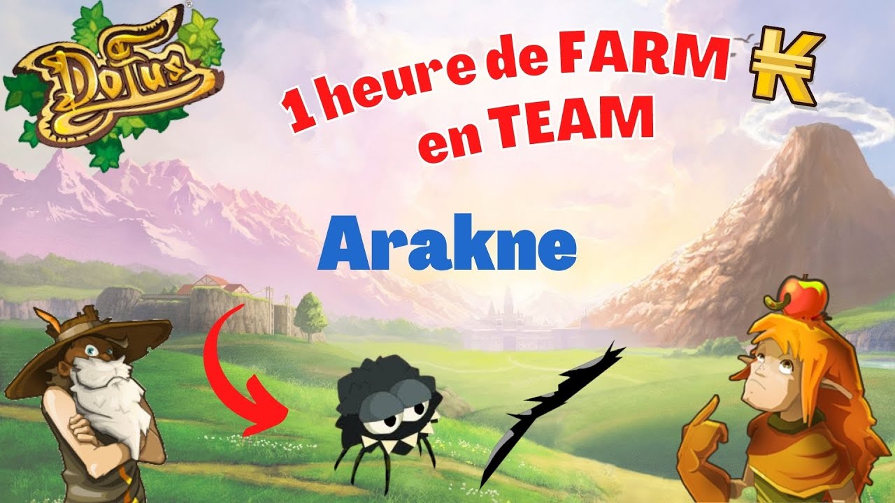 Astuce KAMAS dès le lvl 1 SANS STUFF possible (1h de FARM #2 : Arakne) - DOFUS RETRO - YouTube